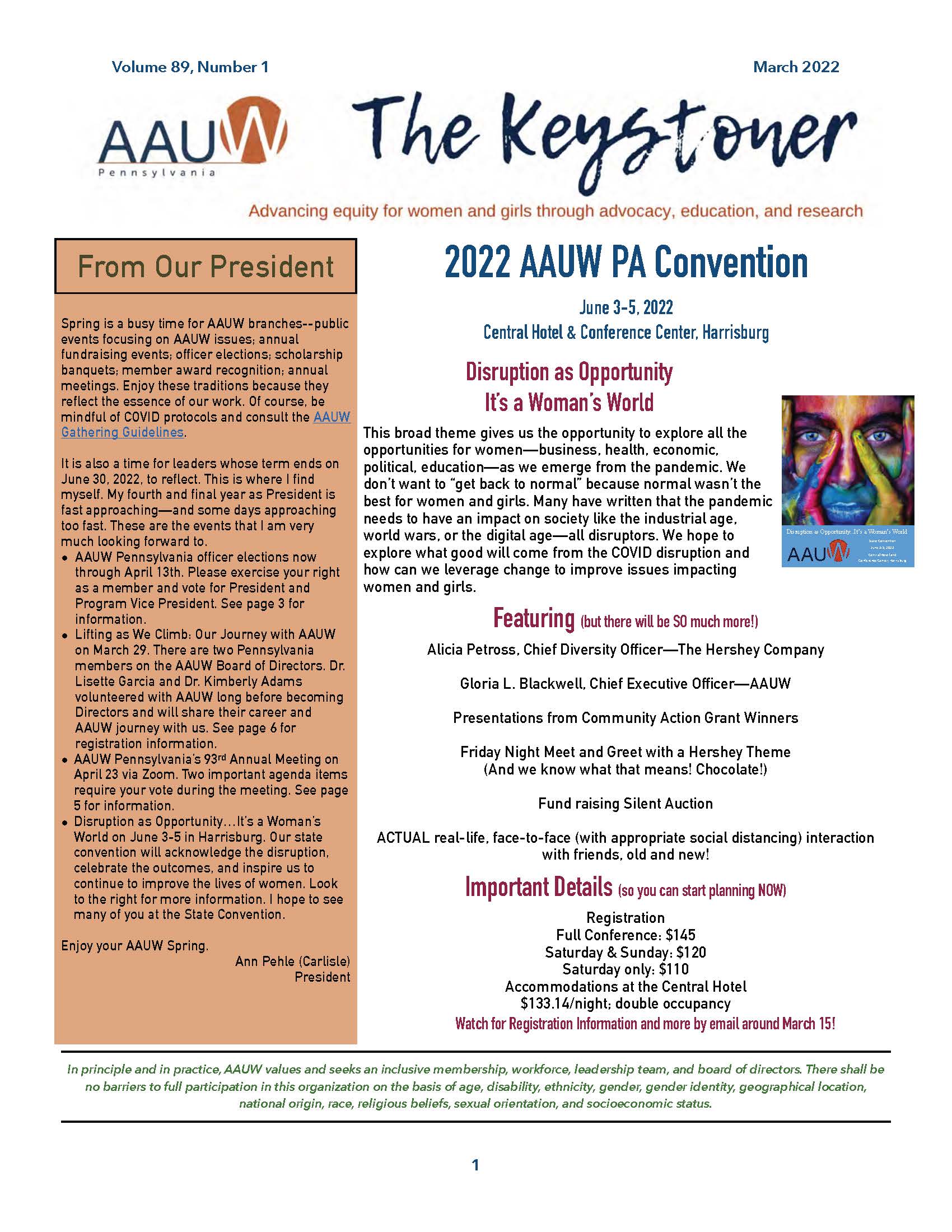AAUW Branches Working with Colleges and Universities | Pennsylvania